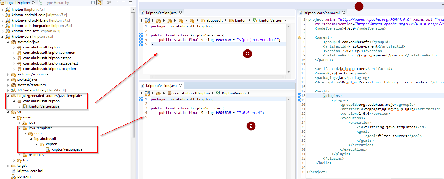 Maven How To Put In A Java Source The Project Version Defined In Pomxml Abubusoft